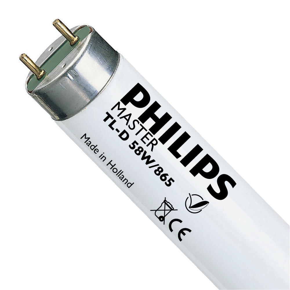 Philips TL-D 58W 865 Super 80 (MASTER) | 150cm - Daglicht - Lampwinkel ...